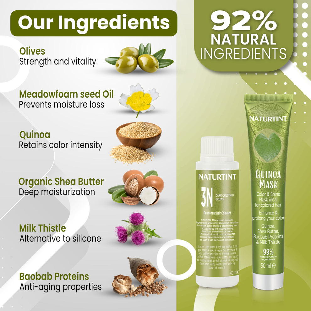 3N Dark Chestnut Brown | Naturtint Permanent Hair Colour – Naturtint.in